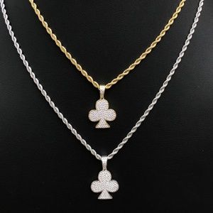 LIT JEWELRY | Accessories | Ace Pendant 4k Gold Filled Fully Iced Out ...